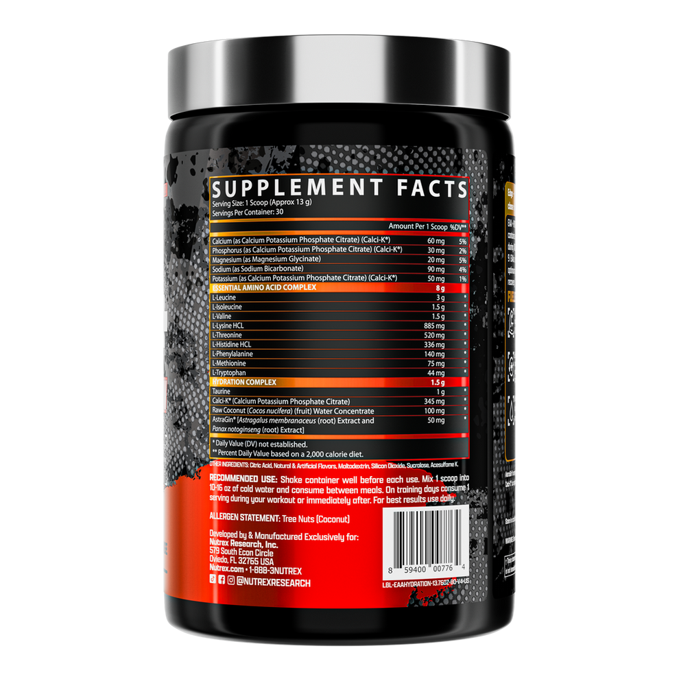 Nutrex Eaa+Hydration 390g - Bloody Orange – Hyper Gains